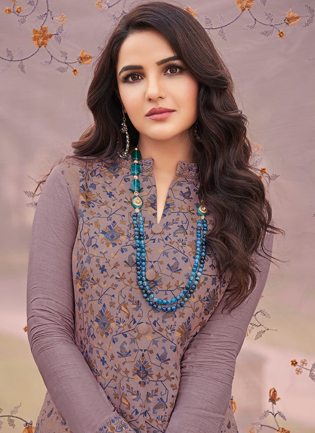 Buy Pakistani Salwar Suit - Purple Golden Embroidery Pakistani Pant ...